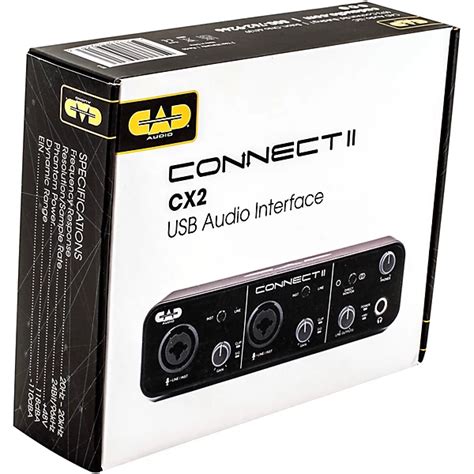 Cad Cx2 Connect Ii 2x2 Usb Audio Interface Guitar Center