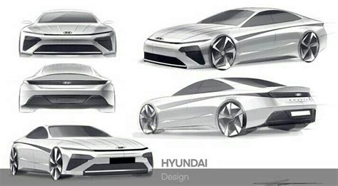 Hyundai Genesis Concept Car Design Sketch Modern Hyundai Car Design