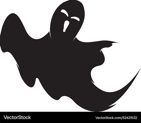 Ghost Logo Template Royalty Free Vector Image Vectorstock