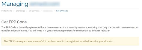 How To Retrieve Your Domain Names Eppauthorization Code