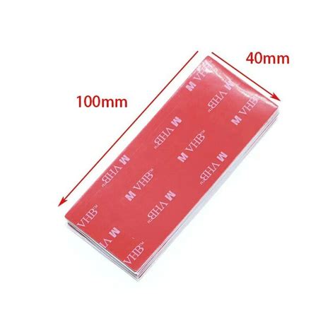 회색 테이프 양면 폼 패드 강한 접착 강도 어셈블리 계획 사무실 문구 테이프 10 매세트 100x40x1mm 사무실 접착제 및 테이프