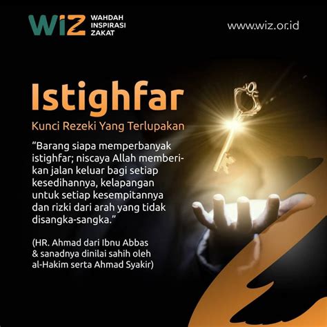 Istighfar, Kunci Rizki Yang Terlupakan – WAHDAH INSPIRASI ZAKAT