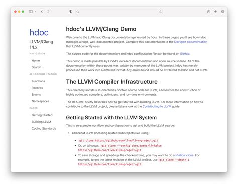 Hdoc The Modern C Documentation Tool