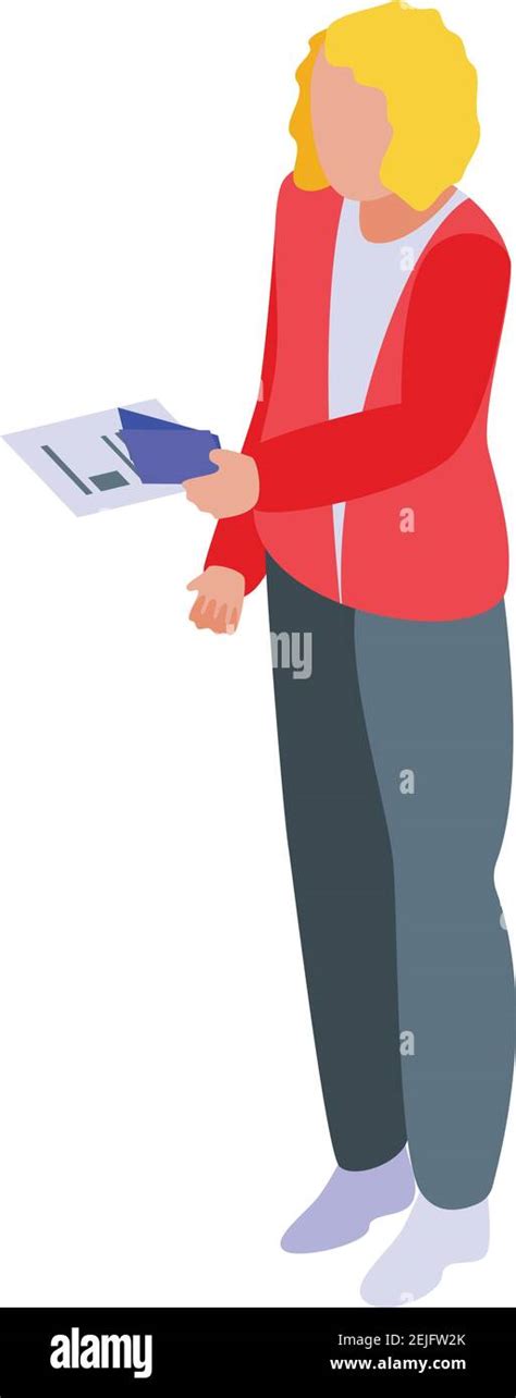 Flight Passenger Icon Isometric Of Flight Passenger Vector Icon For