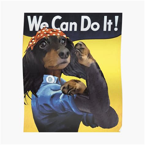 Ruby The Riveter Poster By Allanamaiden Redbubble