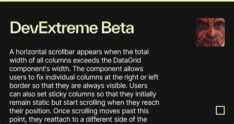 Devextreme Beta 242 Datagrid Sticky Columns Codesandbox