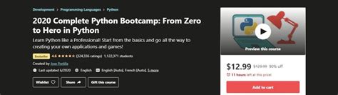 10 Best Free Python Bootcamp 2024 Updated Take This Course