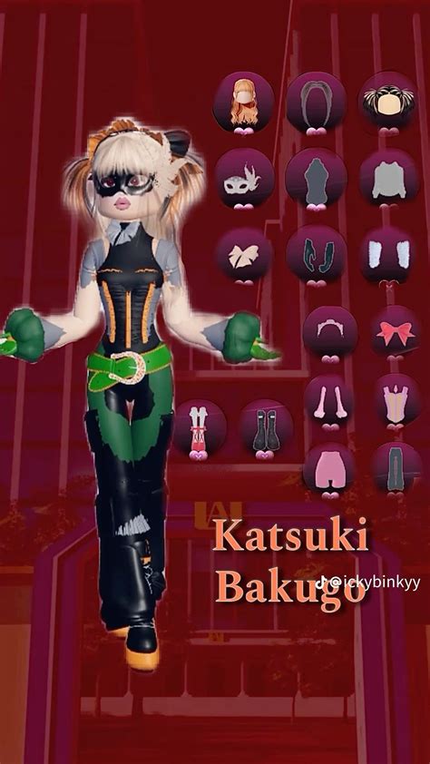 Best 10 Katsuki Bakugo My Hero Academia Mha Dress To Impress Dti Cosplay Roblox Idea Artofit