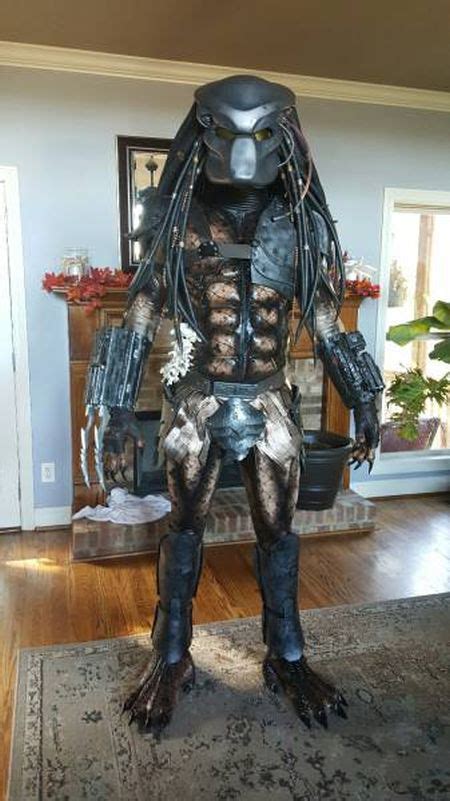 Фототчет о создании костюма Хищника (32 фото) Scariest Halloween ...