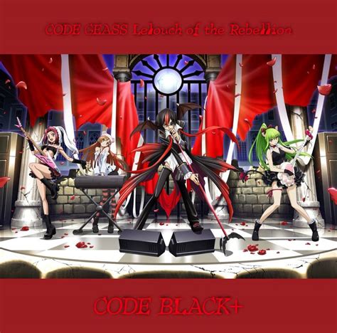 Code Geass Lelouch And His Band In Code Black Code Geass Code Black Coding