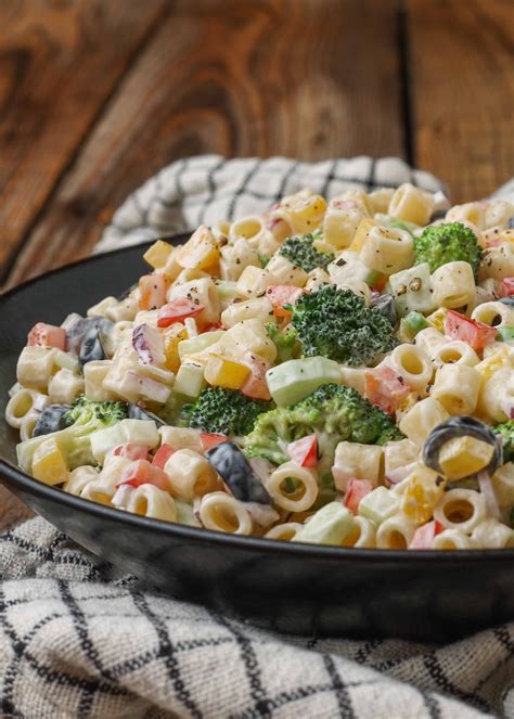 Creamy Macaroni Salad Vegetable Recipes