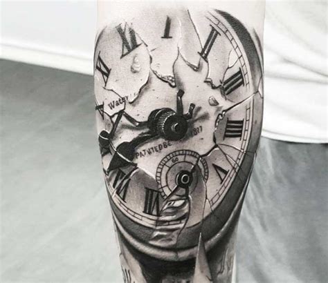 Top 72 Pocket Watch Tattoos