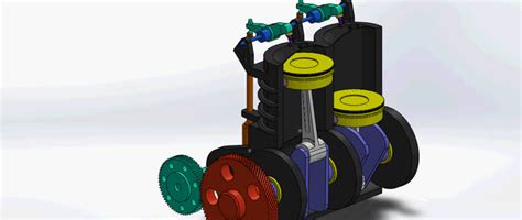 Jayesh Ahire On Linkedin Two Cylinder Engine Solidworks
