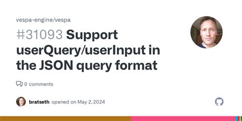 Support Userqueryuserinput In The Json Query Format · Issue 31093