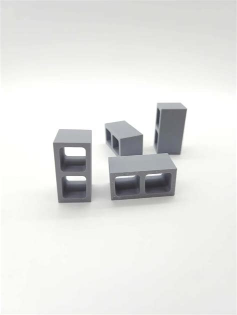 Concrete Masonry Unit Brick Scale Model By Makershed Makerworld