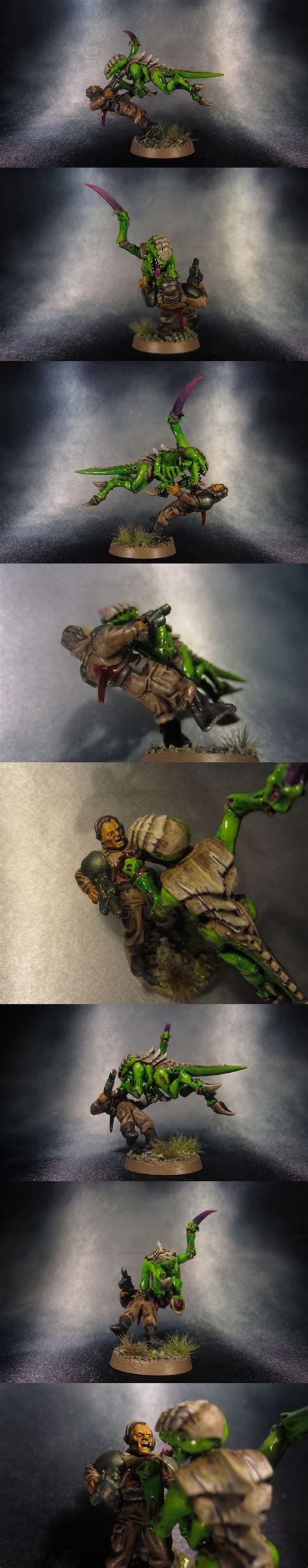 Tyranid Hormagaunt Miniature Warhammer 40k Alien Ship Tyranid