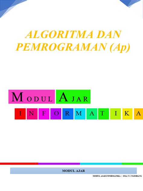 Modul Ajar Informatika Ap Pdf