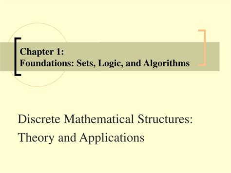 Ppt Chapter 1 Foundations Sets Logic And Algorithms Powerpoint Presentation Id 268663