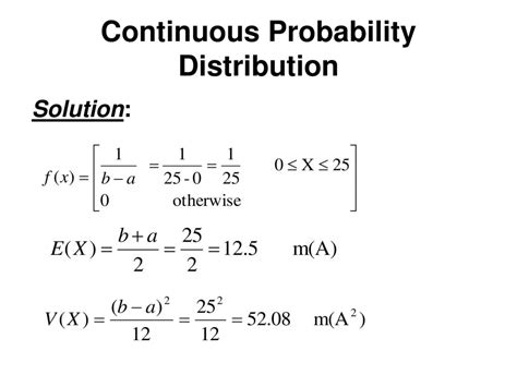 Continuous Probability Distribution Ppt Download