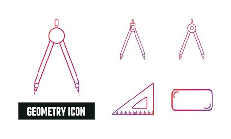 Geometry Gradient Icon Vector Illustration 24484283 Vector Art At Vecteezy