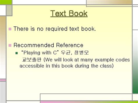 C Programming Lecture 1 Introduction Bongsoo Sohn Associate