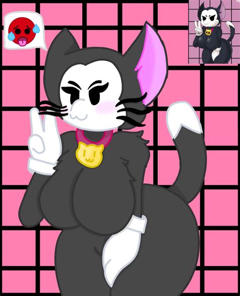 Rule 34 1girls Big Breasts Brawl Stars Feline Feline Humanoid Female Kit Brawl Stars Rule 63