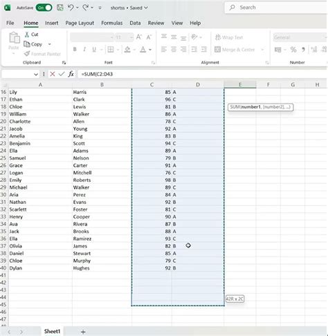 Ms Excel Basic Tips And Tricks For Sum Function In Excel Exceltips