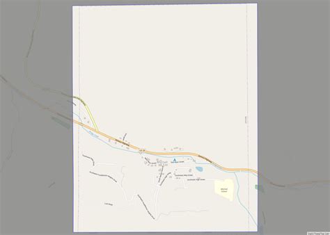 Map Of Mitchell City Oregon Thong Thai Real