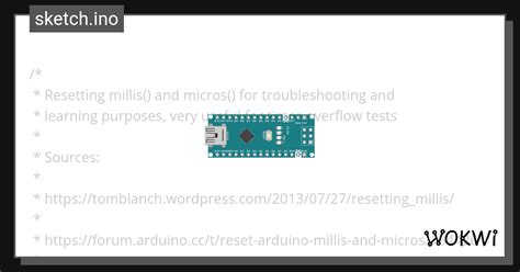 millis stage reset wokwi esp32 stm32 arduino simulator
