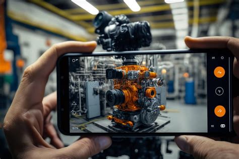 Smart Factory With Control Using A Smartphone To Check The Job Status