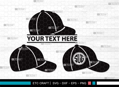 Baseball Hat Monogram Svg Baseball Cap Graphic By Pixel Elites