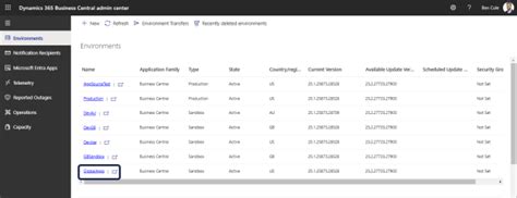 how to update a d365 business central appsource app to the most recent