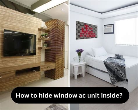 How To Hide A Window Air Conditioner Camouflaged Comfort Smart AC Solutions