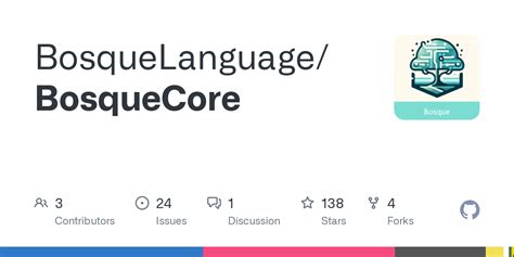 Github Bosquelanguagebosquecore