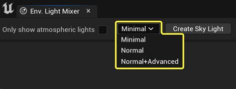 Environment Light Mixer In Unreal Engine Unreal Engine 55