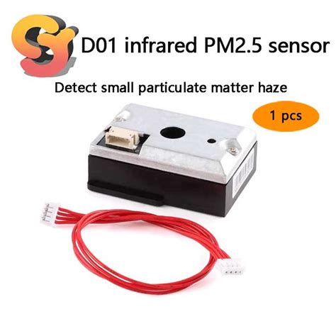 [ready Stock Supply] 1pcs Dc01 Infrared Pm2 5 Sensor Dust Concentration Detection Small Particle