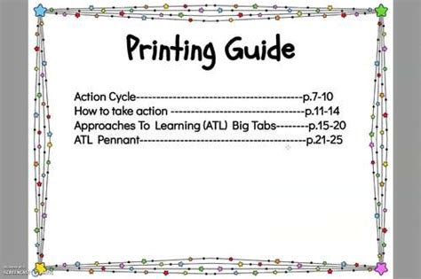 Ib Action Cycle And Approaches To Learning Pennant Pyp And Mvp Bulletin Board