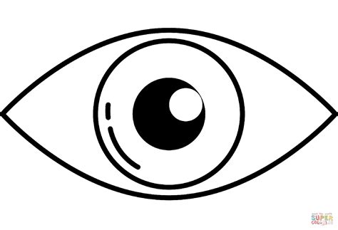 Eye Coloring Page Free Printable Coloring Pages Healthy Habits Preschool Senses Preschool