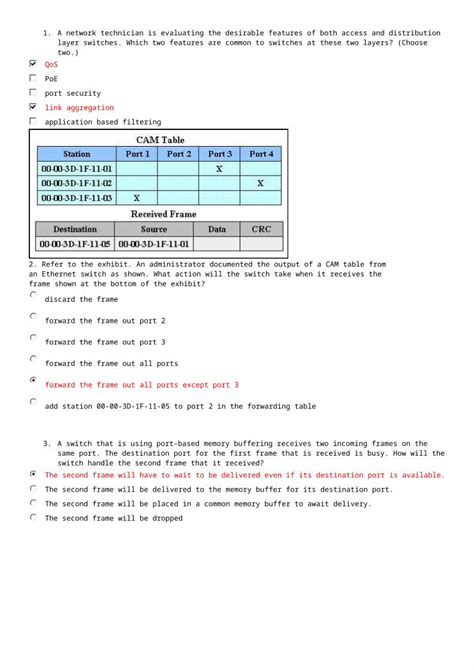 DOCX CCNA LAN Switching And Wireless Final Exam Practice DOKUMEN TIPS