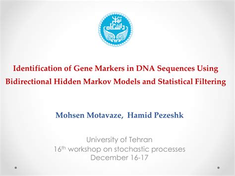pdf identification of gene markers in dna sequences using