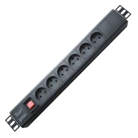 6 8 Way Denmark Pdu Power Strip 16a Data Center Electric Rack Socket