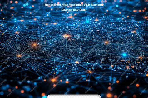 Data Technology Background Abstract Background Connecting Dots And Lines On Dark Background