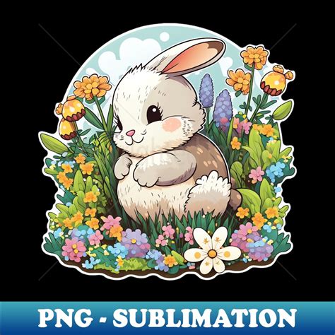 Bunny Springtime Frolic Garden Easter Adventure Instant Pn Inspire Uplift