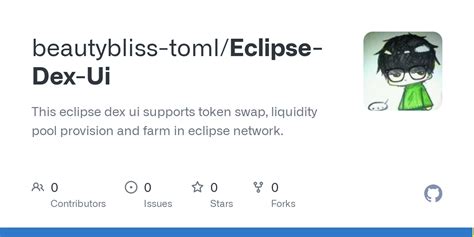 Github Beautybliss Tomleclipse Dex Ui This Eclipse Dex Ui Supports