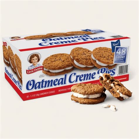 Little Debbie Oatmeal Creme Pies 48 Individually Wrapped Cookies 13