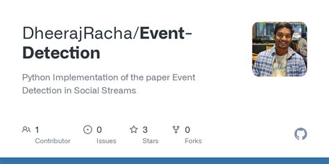 GitHub DheerajRacha Event Detection Python Implementation Of The Paper Event Detection In
