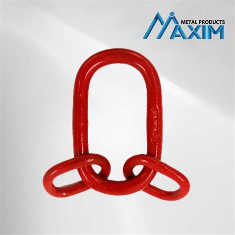 Red Plastic Spraying Grade 80 European Master Link Assembly for Lifting