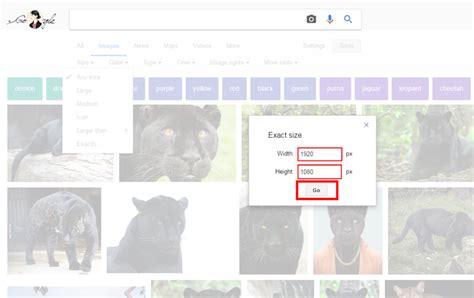 How To Search Google Images By The Exact Size 6 Steps