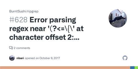 error parsing regex near