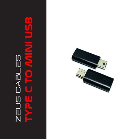 Đầu Chuyển Đổi Type C sang Mini Usb Vỏ Nhôm Đen Adapter Type C to Mini Usb Aluminum Shopee